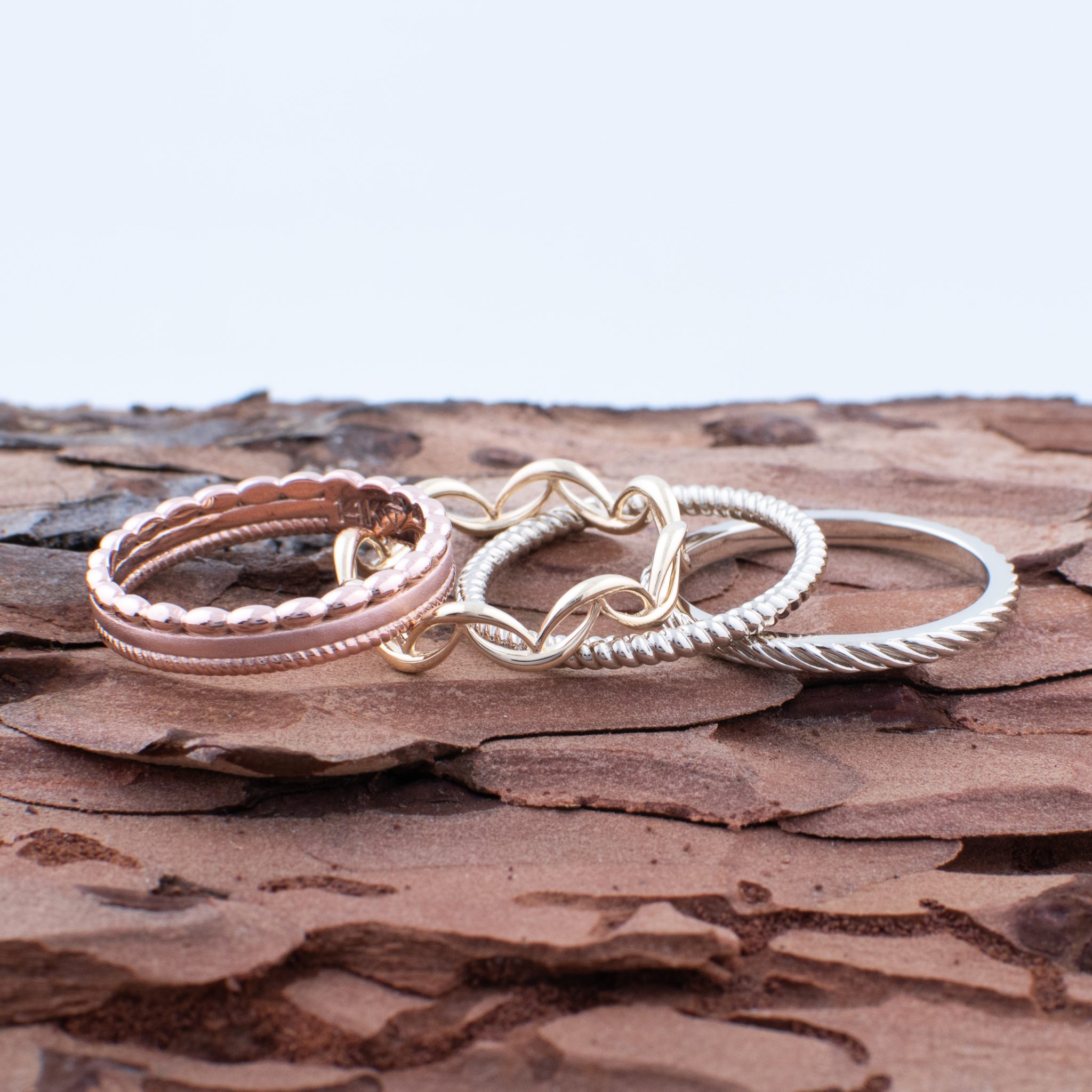 Stackable Ring Top Twist - Teneff Jewelry