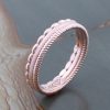 Stackable Ring Tri-Design - Teneff Jewelry