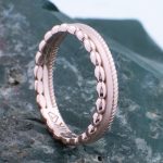 Stackable Ring Tri-Design - Teneff Jewelry