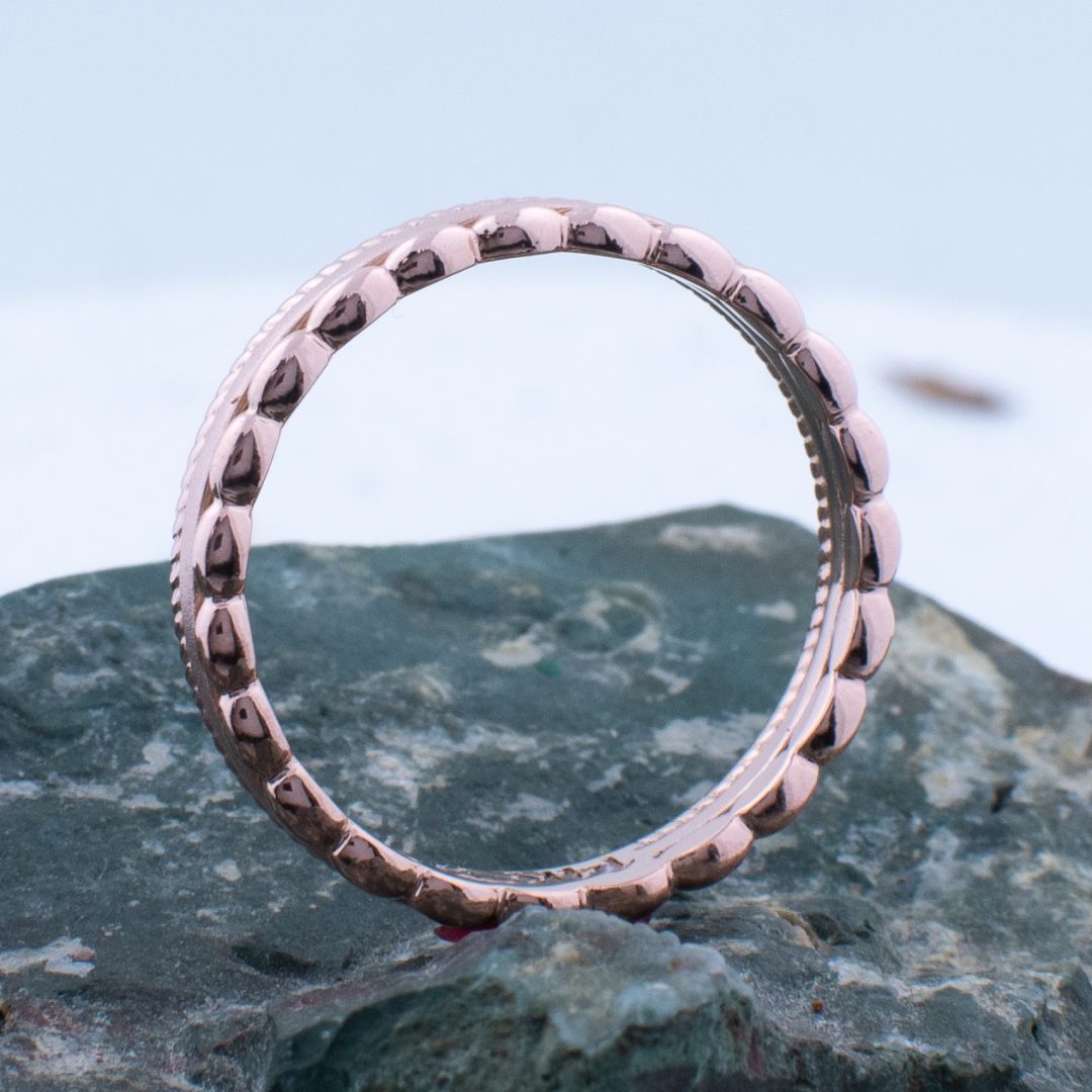 Stackable Ring Tri-Design - Teneff Jewelry